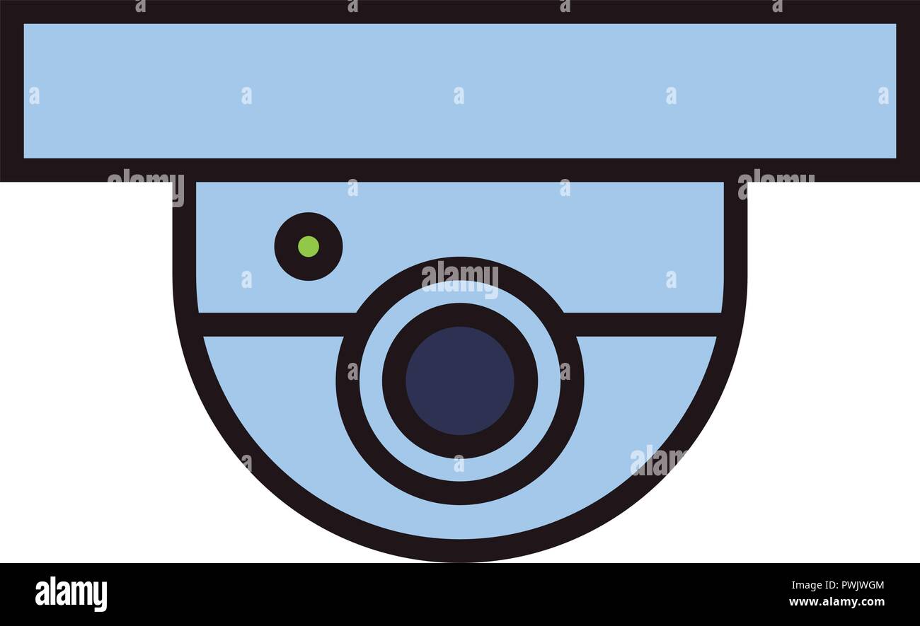 Surveillance camera symbol vector illustration graphic design Stock ...