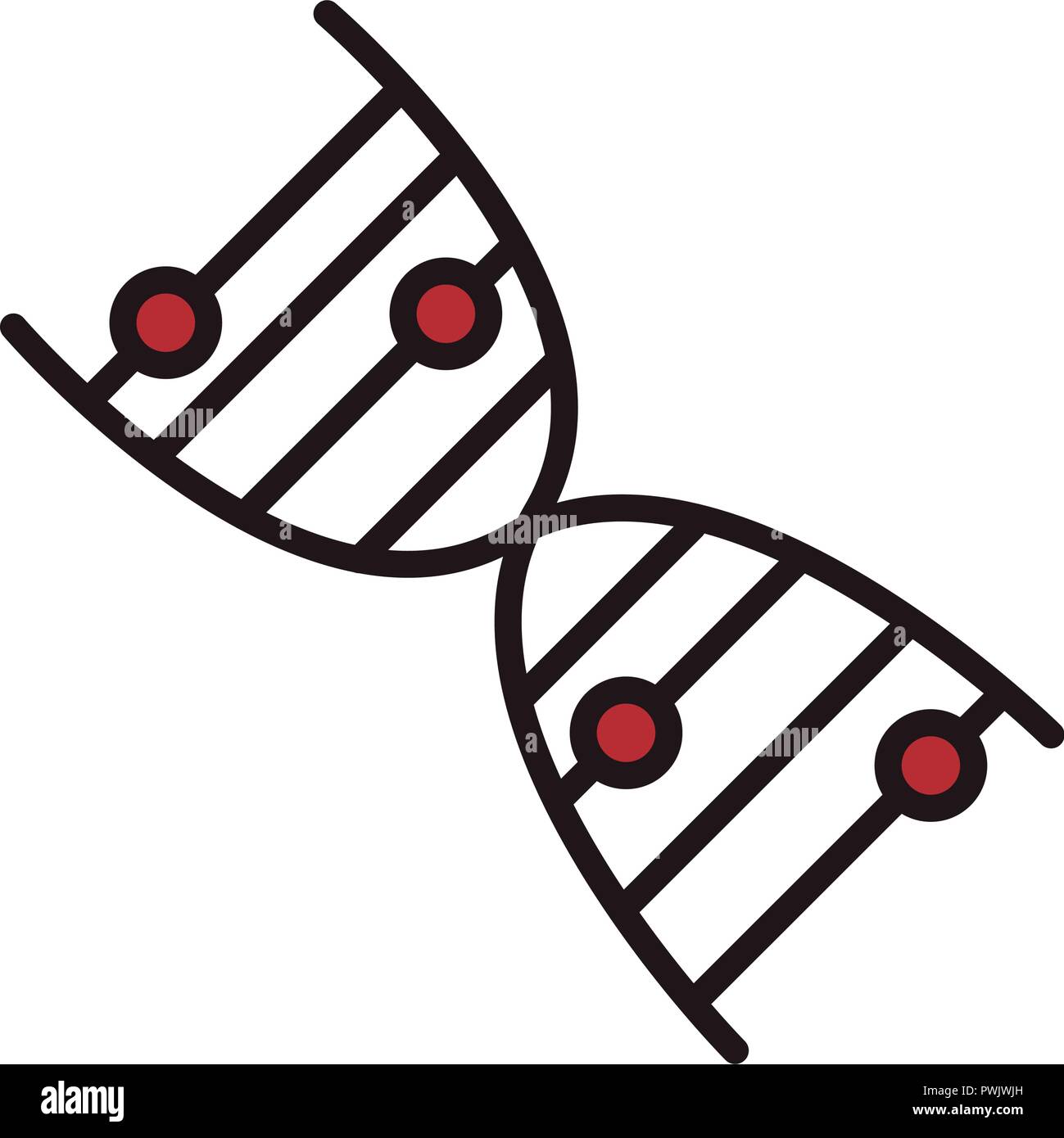 Human dna symbol vector illustration graphic design Stock Vector Image ...