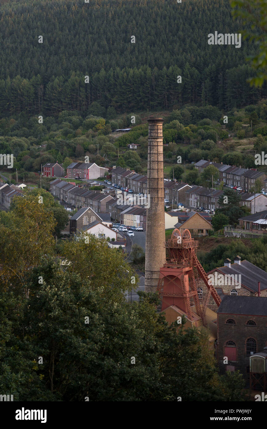 A general view of the Rhondda Heritage park in the former mining ...