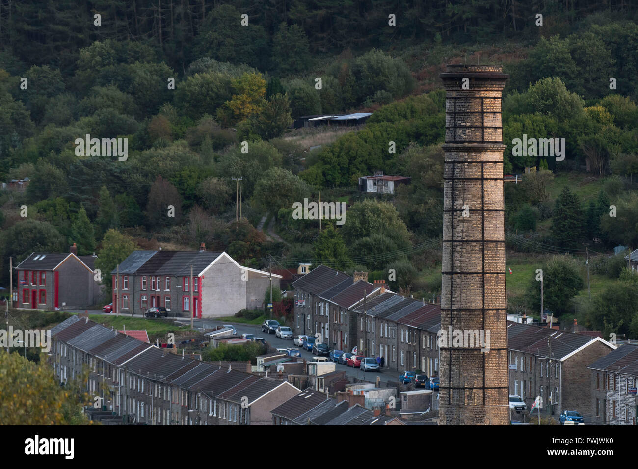 A general view of the Rhondda Heritage park in the former mining ...
