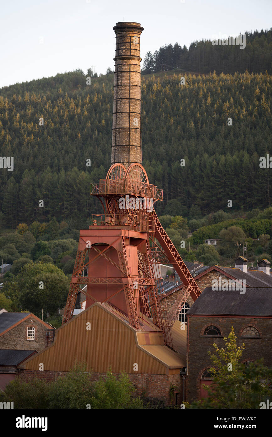 A general view of the Rhondda Heritage park in the former mining ...