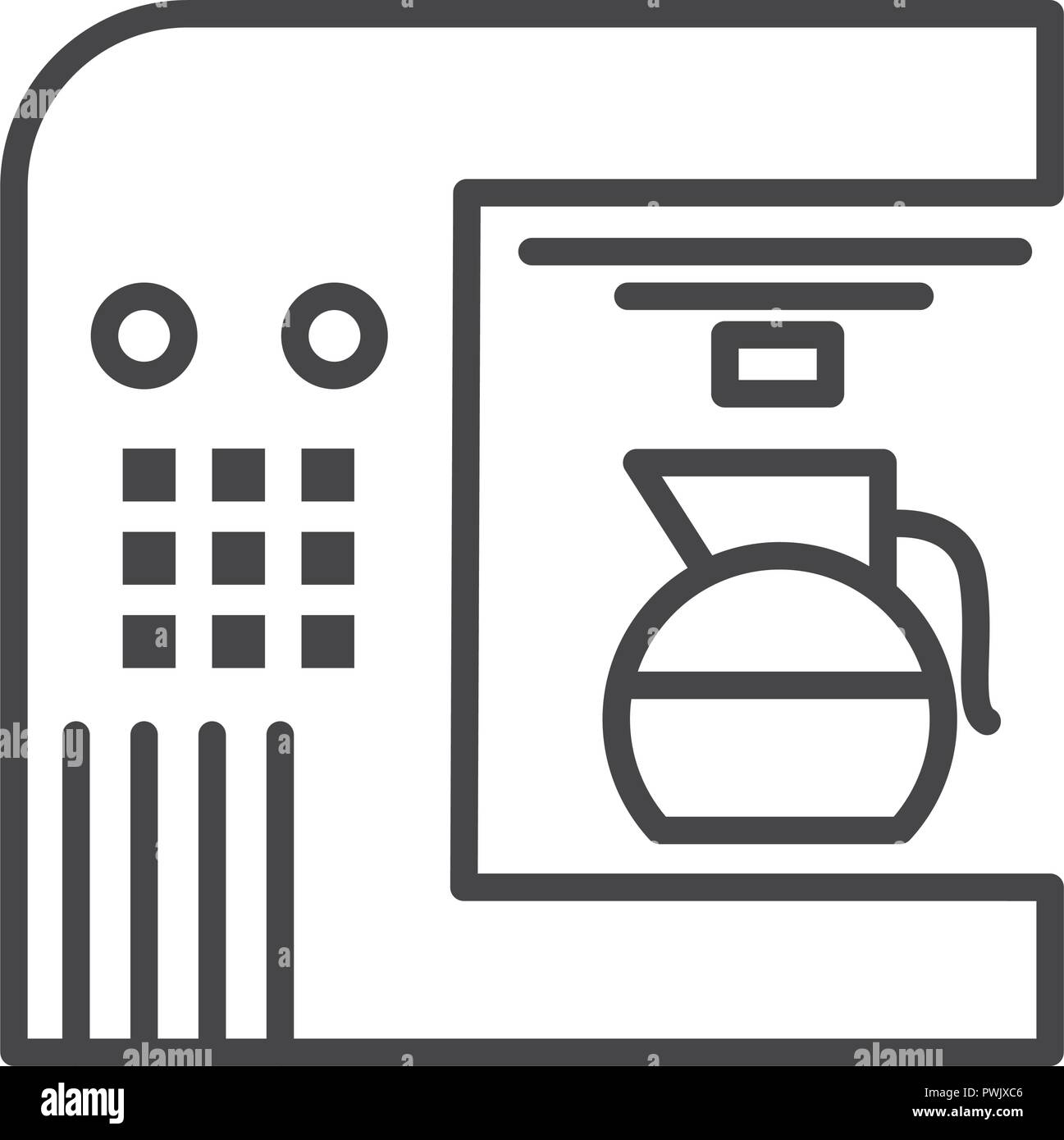 Espresso machine symbol vector illustration graphic design Stock Vector ...