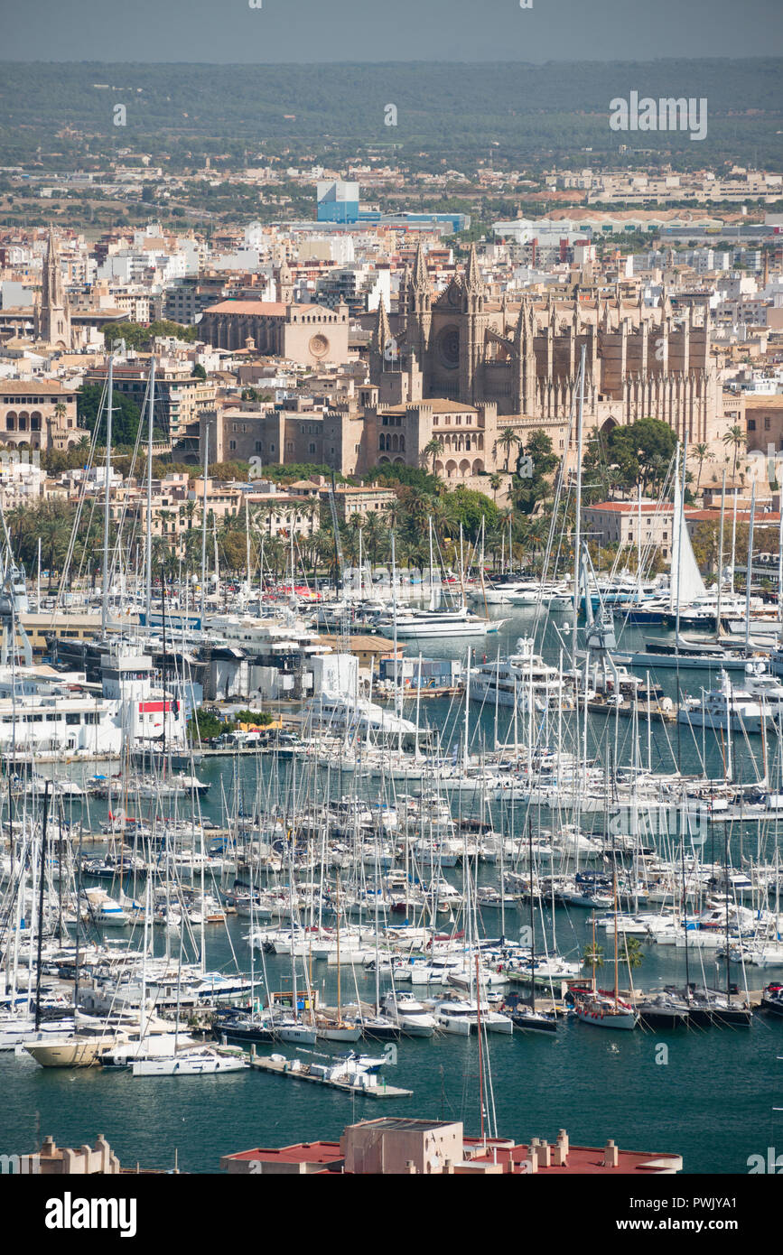 Aerial view over mallorca hi-res stock photography and images - Alamy
