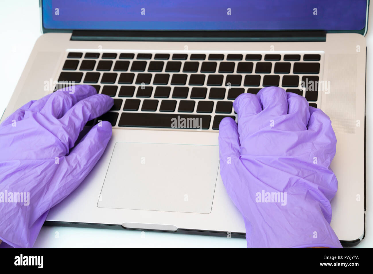 computer research who scientist Stock Photo - Alamy