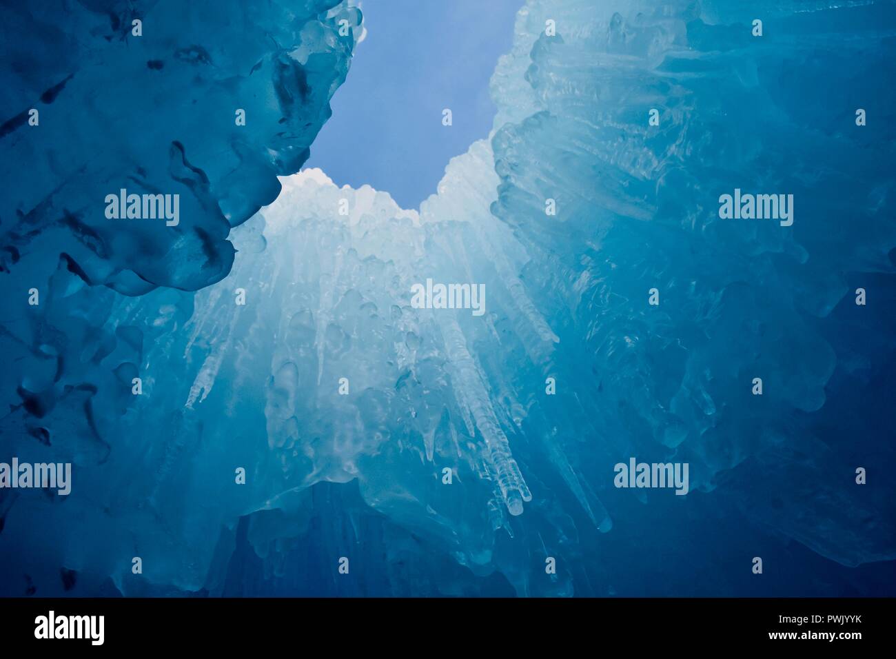Below the ice Stock Photo - Alamy
