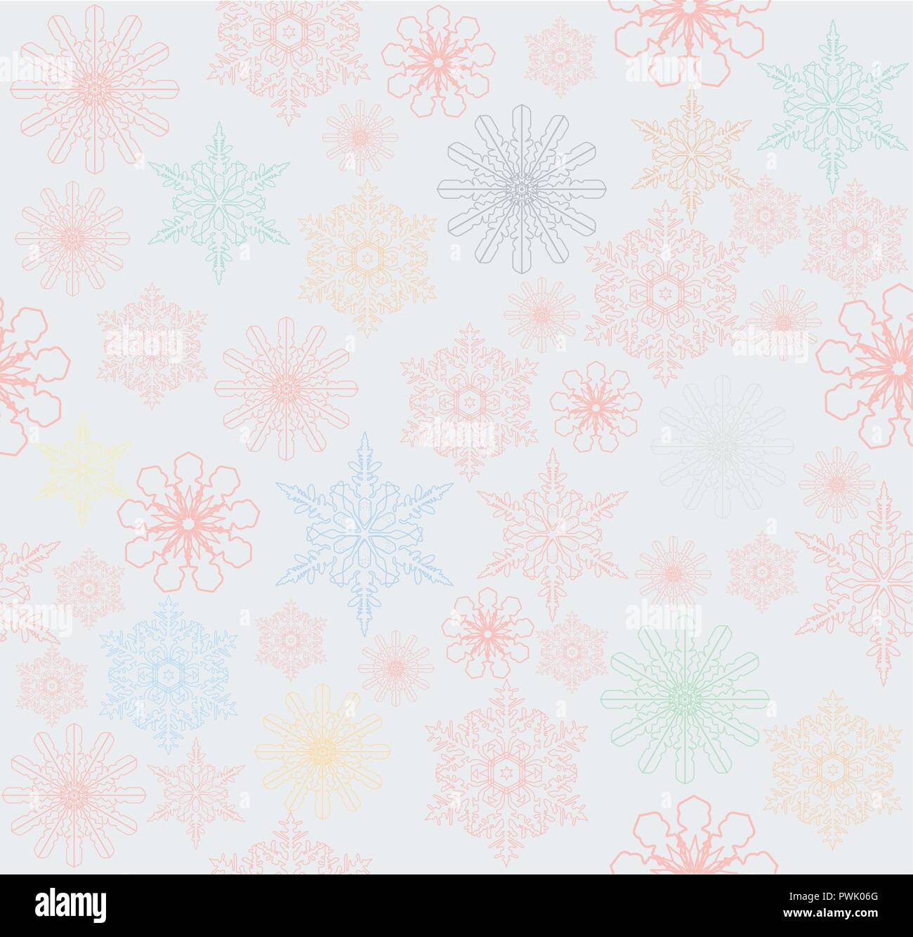 vector illustration of a Christmas snowflake. holiday background Stock ...