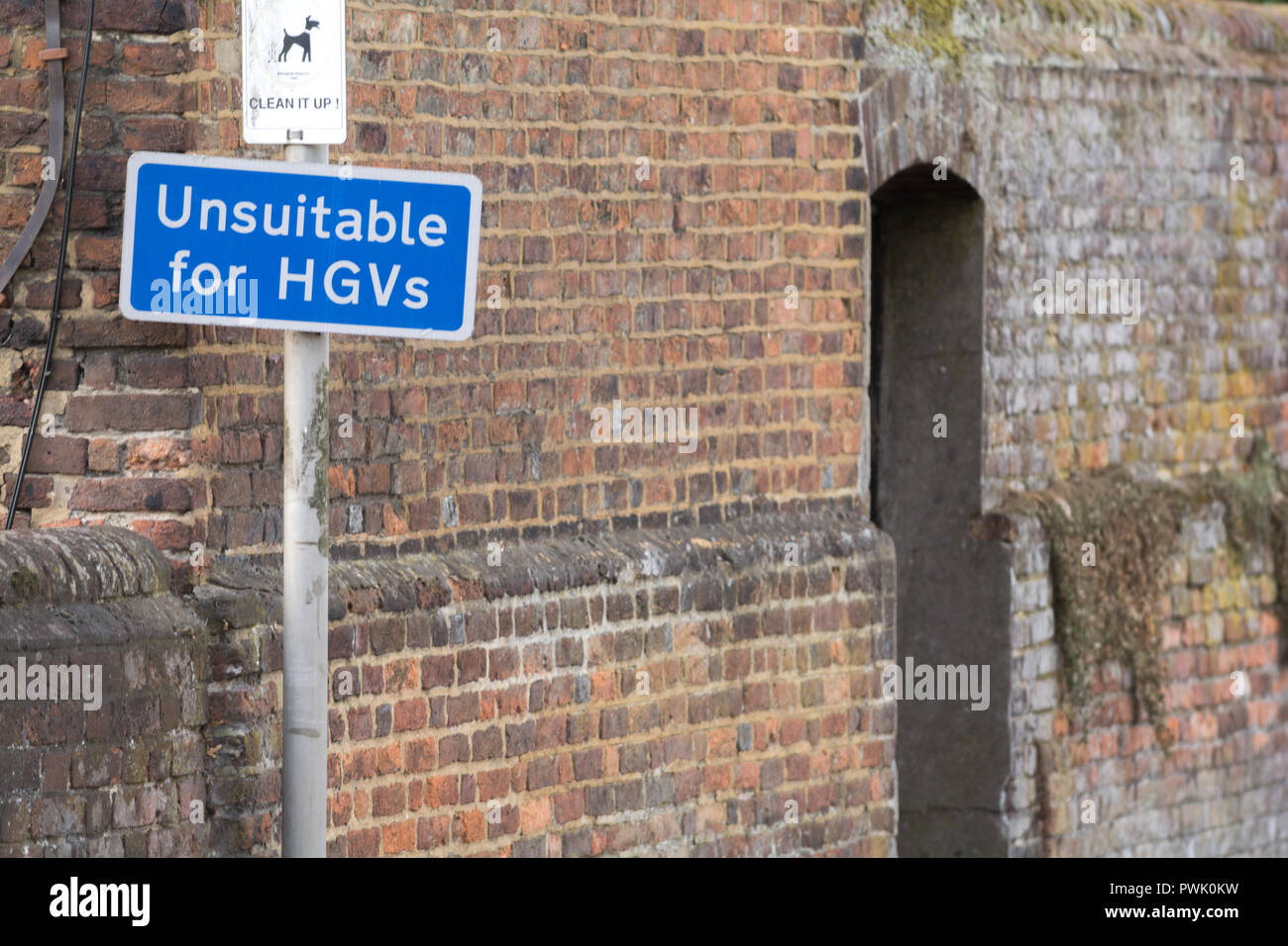 Road traffic sign for heavy goods vehicles Stock Photo - Alamy