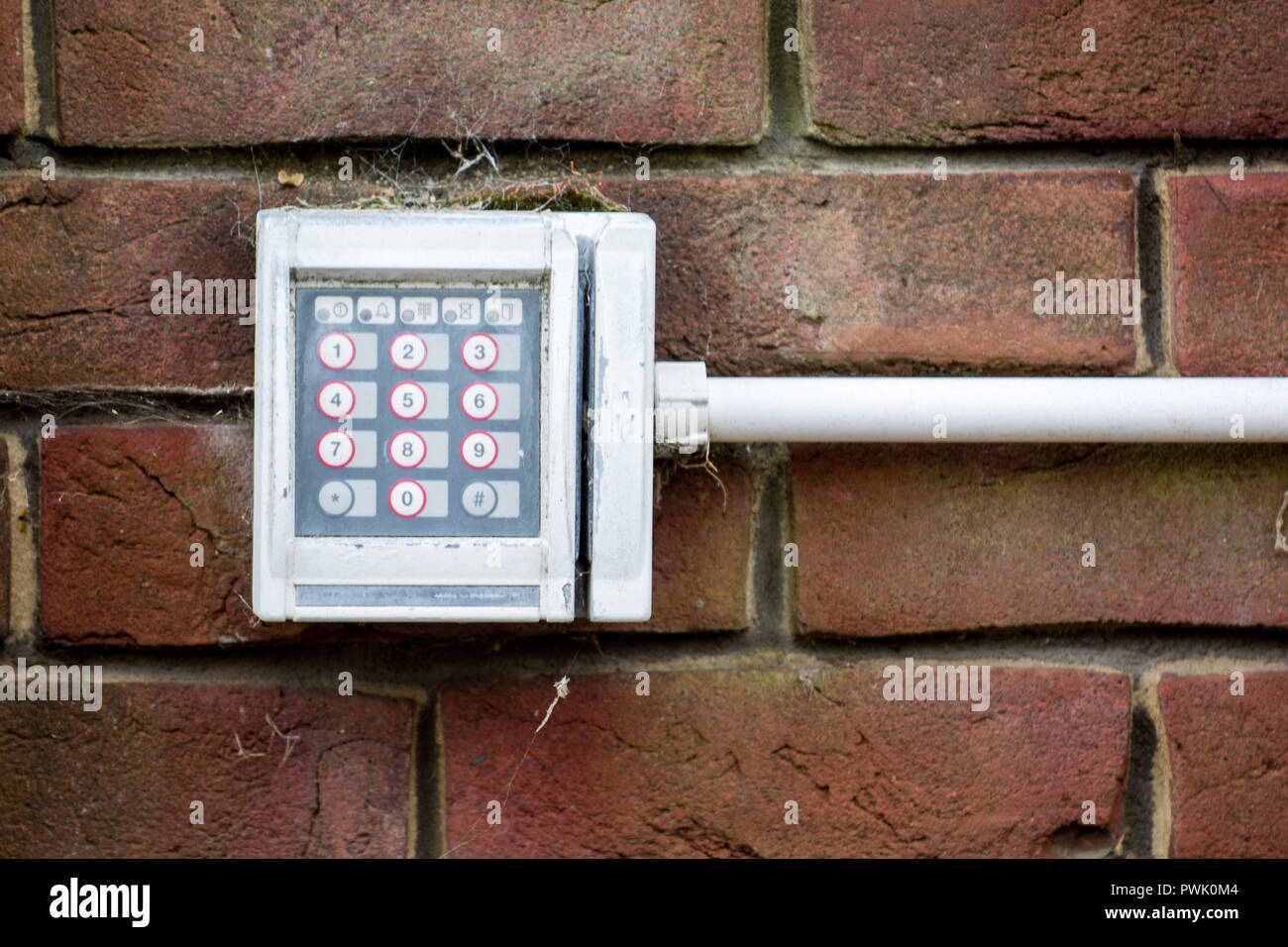 Electronic keypad for security entry system Stock Photo - Alamy