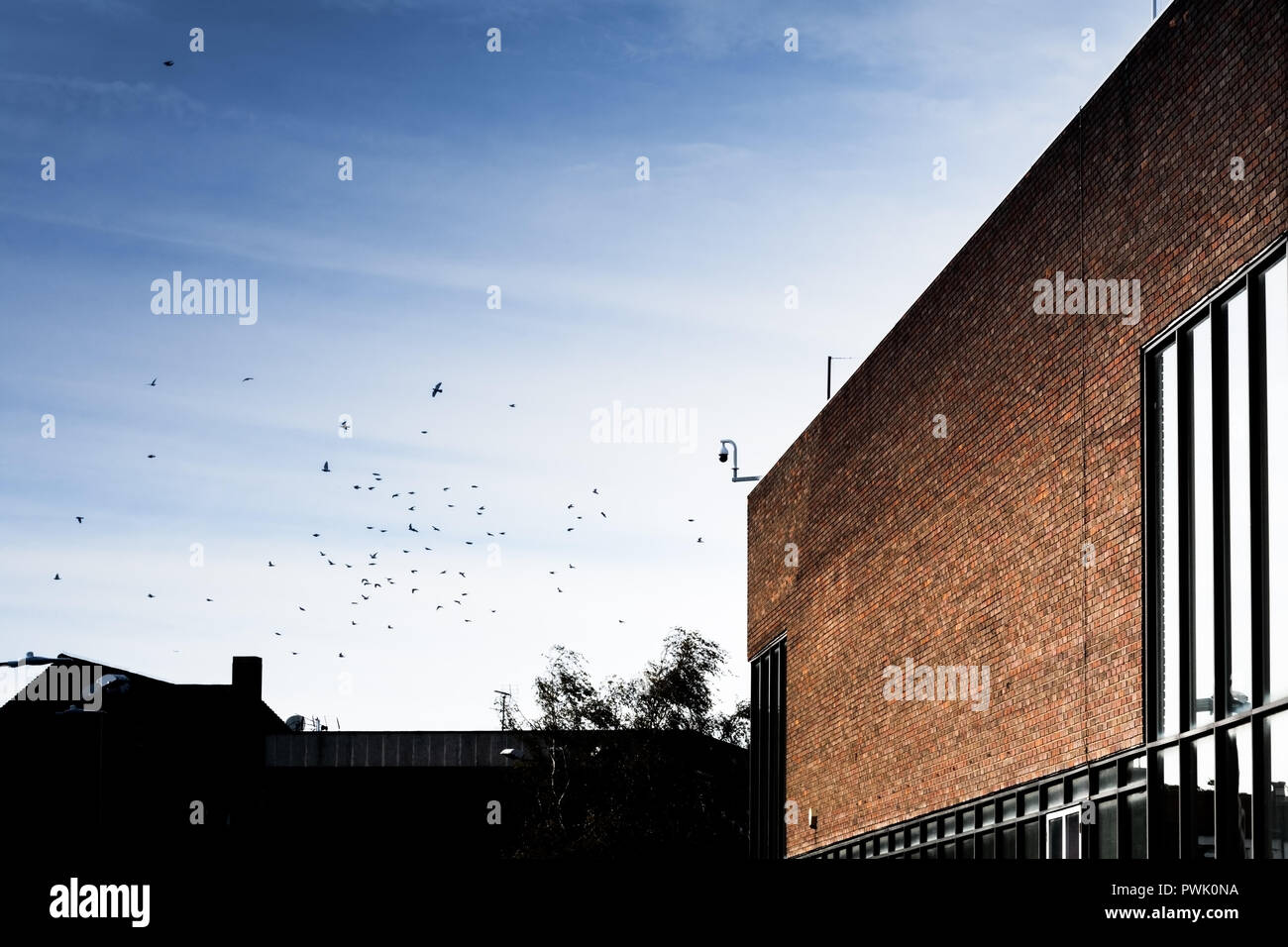 Urban landscape scene with architecture and skyline Stock Photo - Alamy