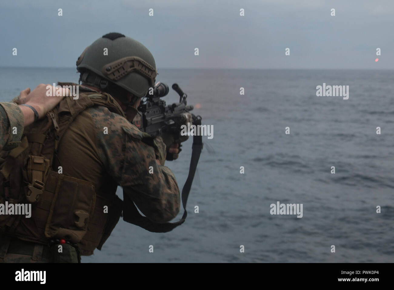 A reconnaissance Marine with the 31st Marine Expeditionary Unit’s ...