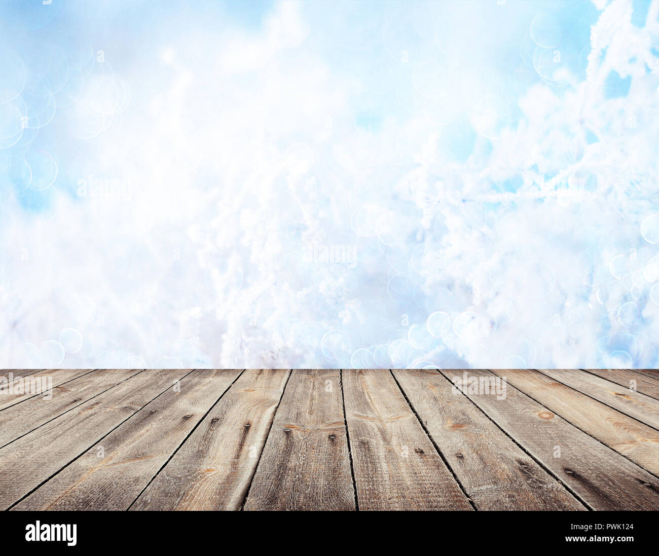 empty table for display montages Stock Photo - Alamy