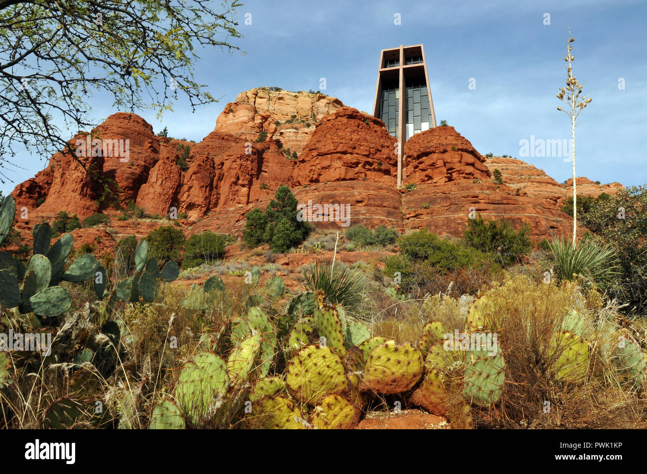Red rock chapel hi-res stock photography and images - Alamy