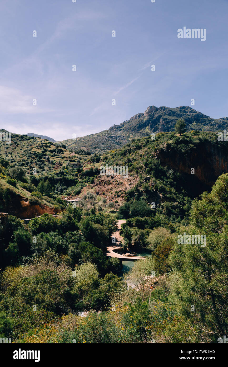 Cascades d'Akchour Waterfall, Chefchaouen, Morocco, 2018 Stock Photo ...