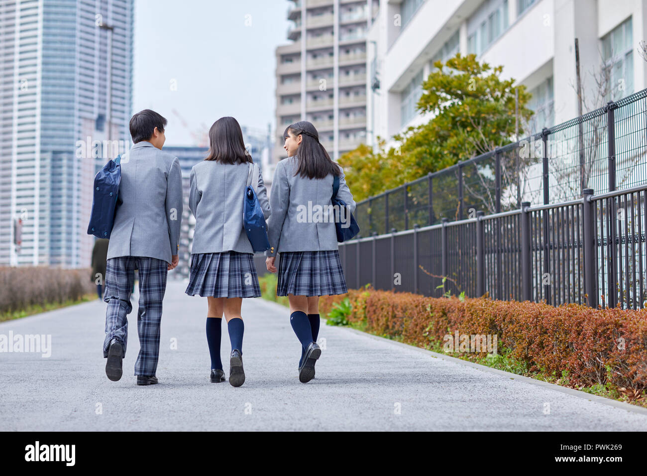 Japanese junior high students Stock Photo - Alamy