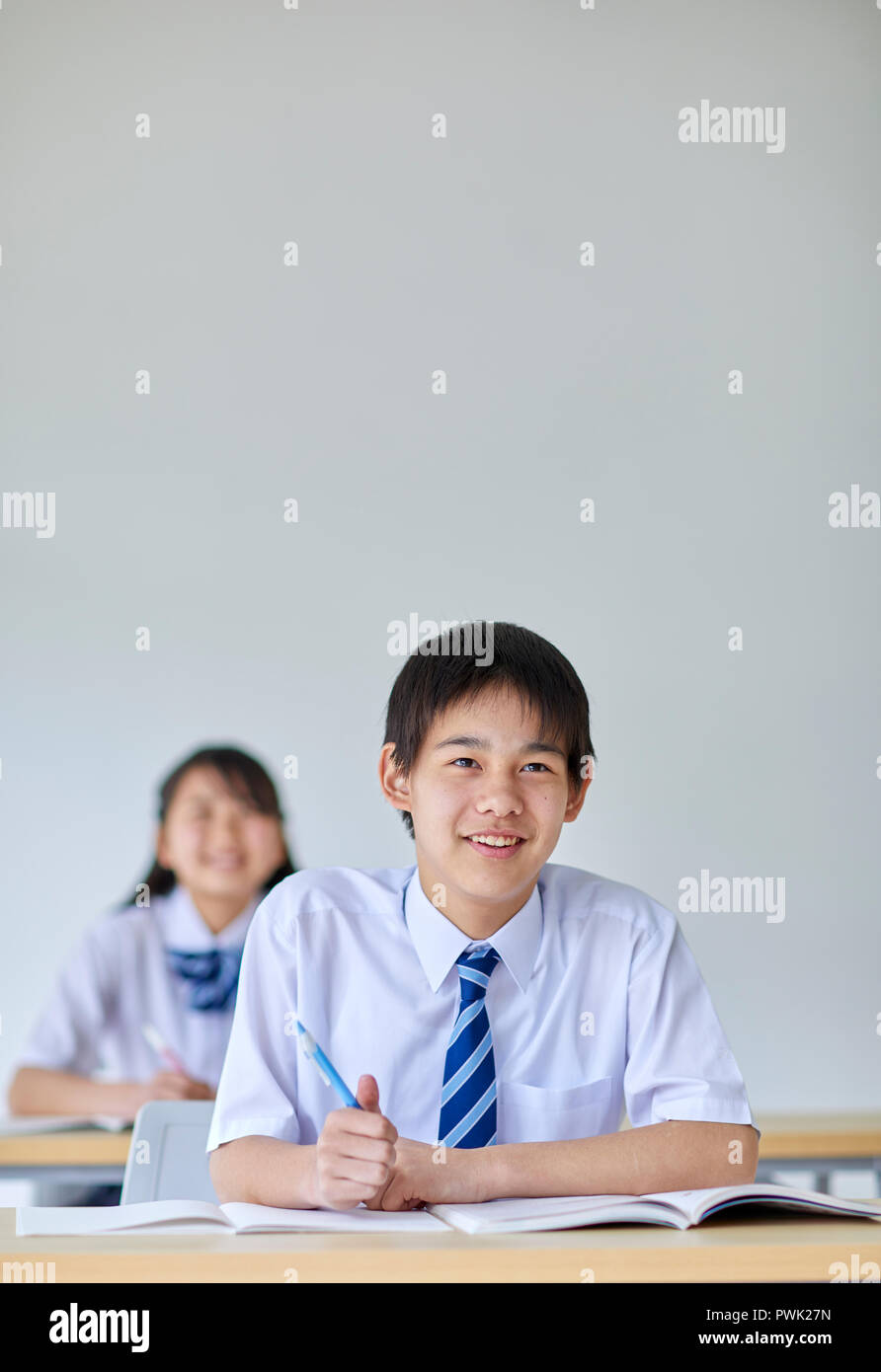 Japanese junior high students Stock Photo - Alamy