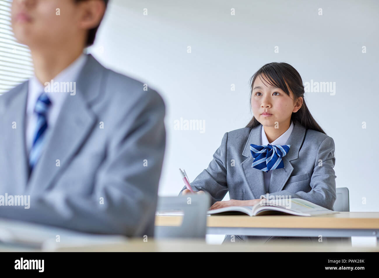 Japanese junior high students Stock Photo - Alamy