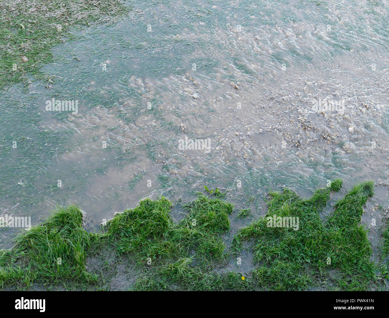 Newquay, Cornwall, UK. 16th October, 2018. Pollution incident at the UK ...