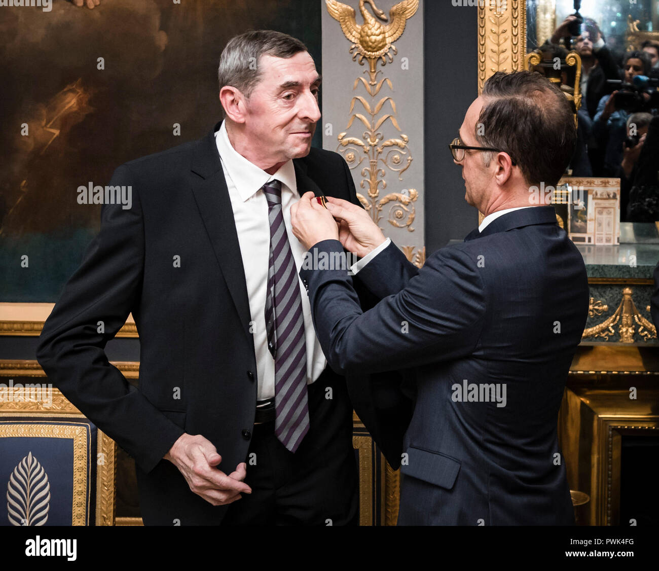 Paris, France. 16th Oct, 2018. 16 October 2018, France, Paris: Heiko ...