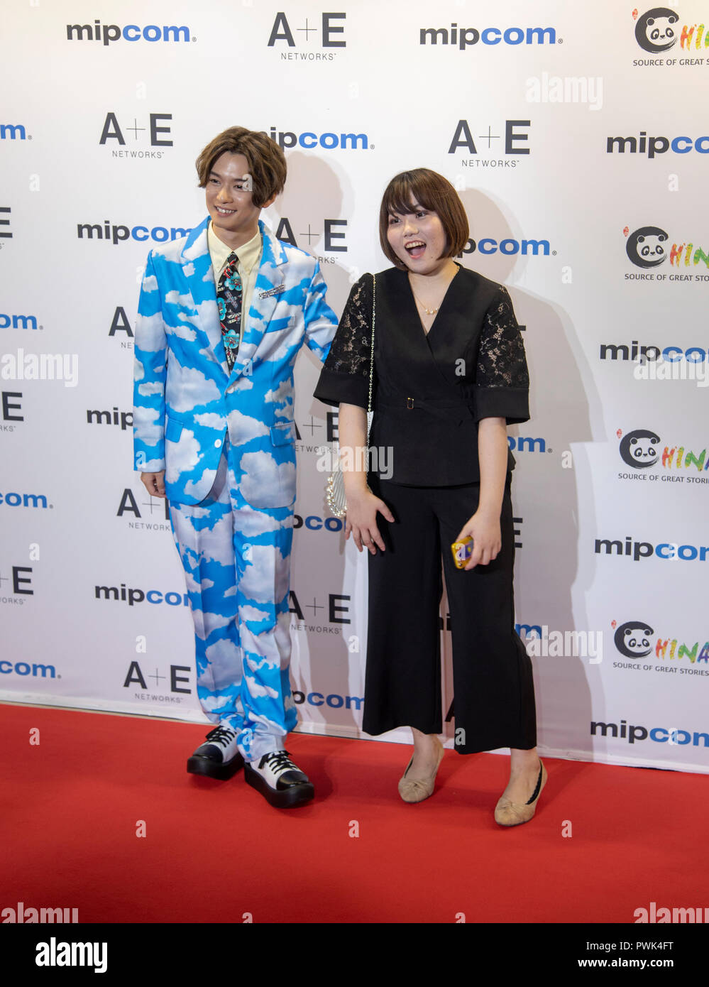 Cannes, France, 15 October 2018, YUDAI CHIBA, Actor and ARISA MORI ...