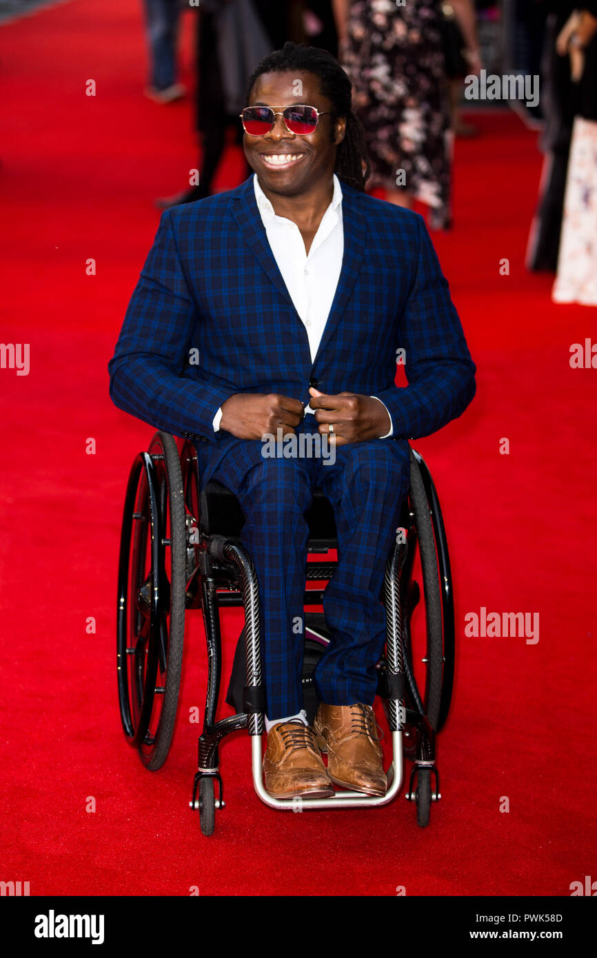 London, UK. 16th October, 2018. Ade Adepitan at They Shall Not Grow Old ...