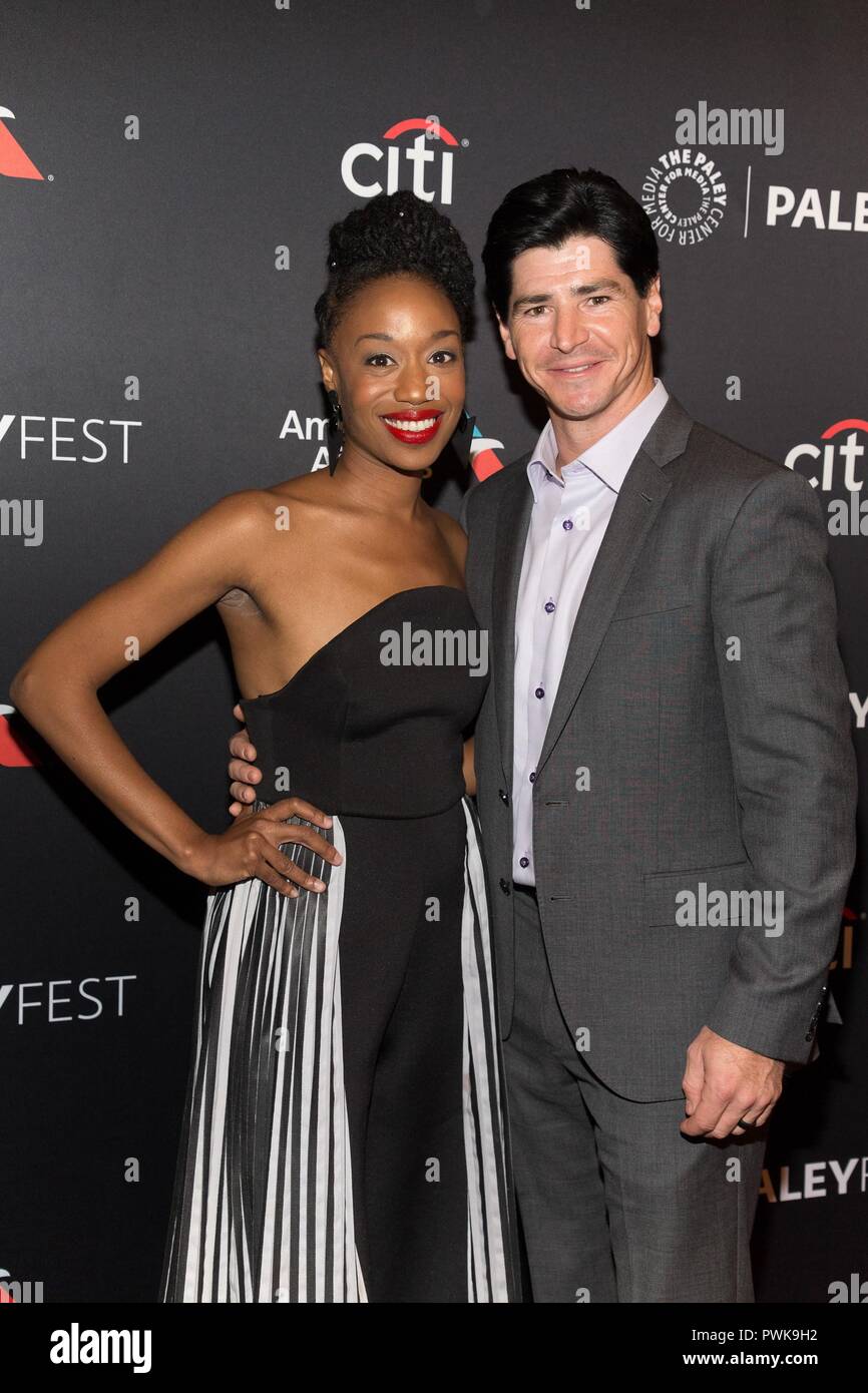 New York, NY, USA. 16th Oct, 2018. Maya Lynne Robinson, Michael Fishman ...