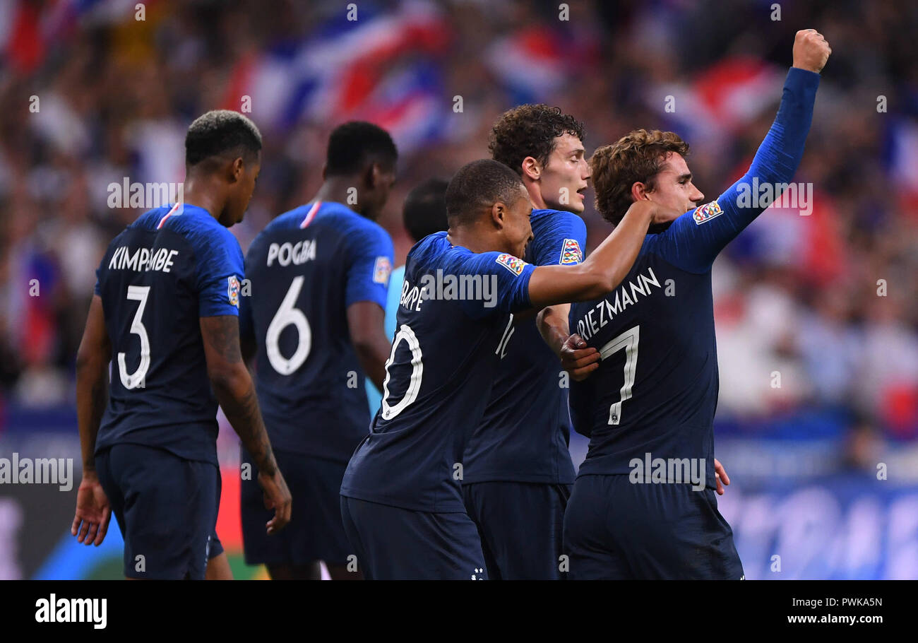 Stade de France, Paris, France. 16th Oct, 2018. UEFA Nations league ...