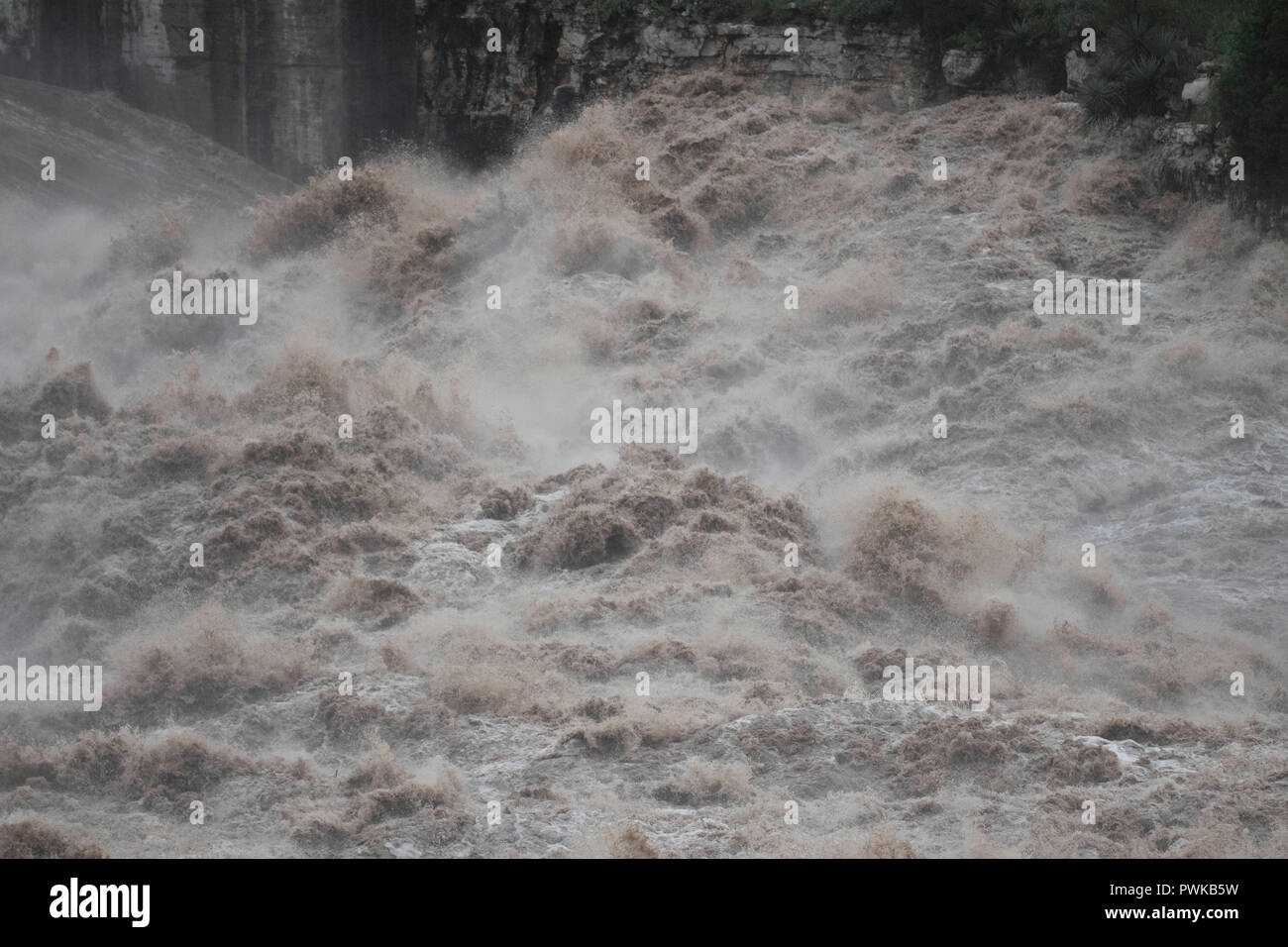 Record rainfall in the Texas Hill Country causes the swollen Colorado ...