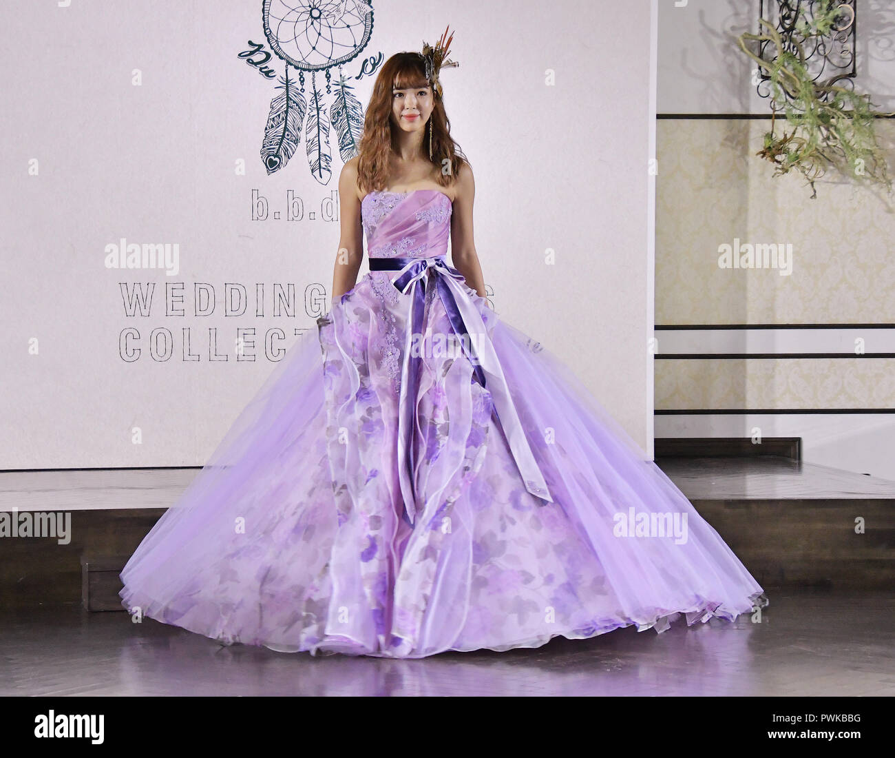 Japanese model Nicole Fujita poses for camera during the "b.b.duo ...