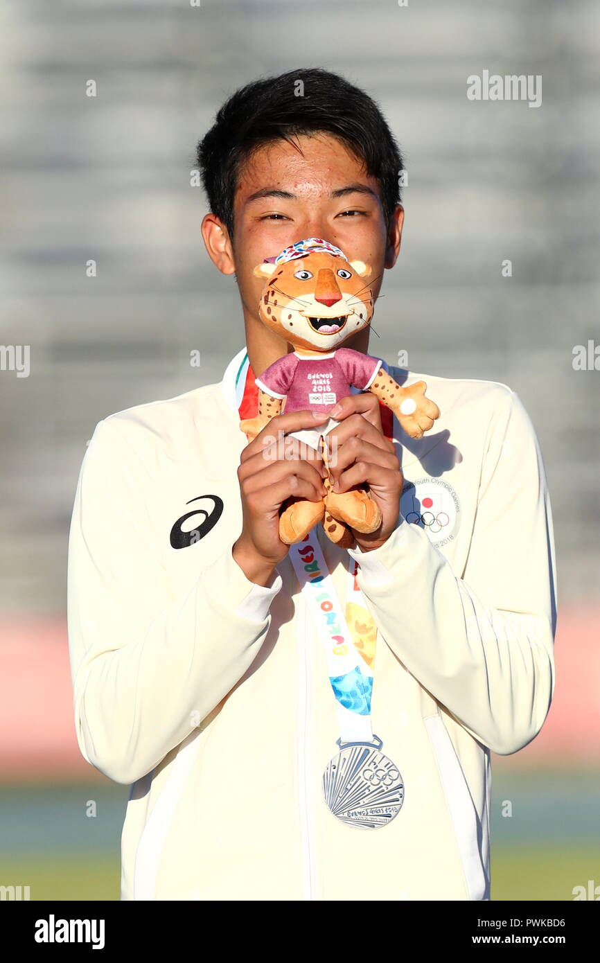 Buenos Aires, Argentina. 16th Oct, 2018. Kazuki Furusawa (JPN) Athletics : Men's Pole Vault ...