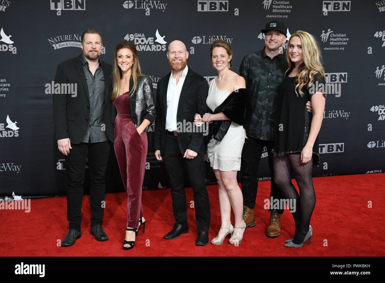 Nashville, USA. 16th Oct 2018. Rock band Red On the red carpet at the ...