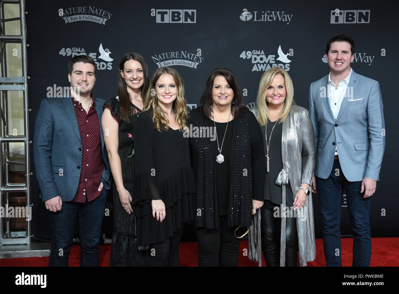 Nashville, USA. 16th Oct 2018. Karen Peck - Newriver On the red carpet ...
