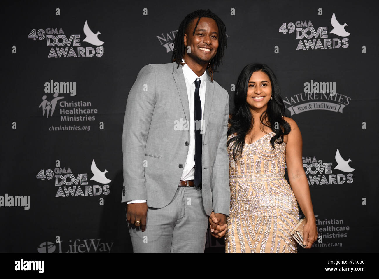 Nashville, USA. 16th Oct 2018. KB and Wife On the red carpet at the ...