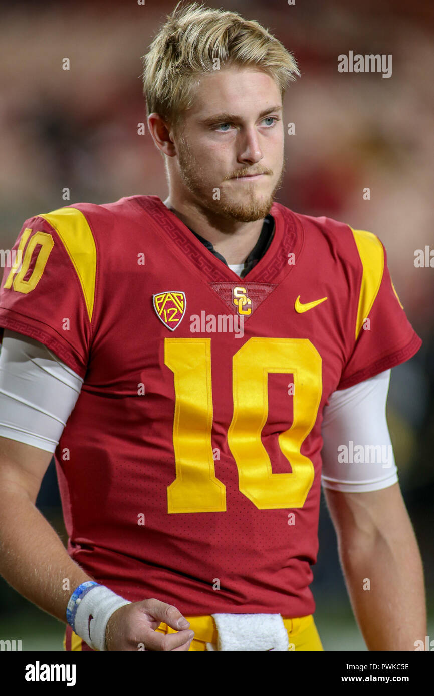 USC Trojans quarterback Jack Sears #10 before the Colorado Buffaloes vs ...