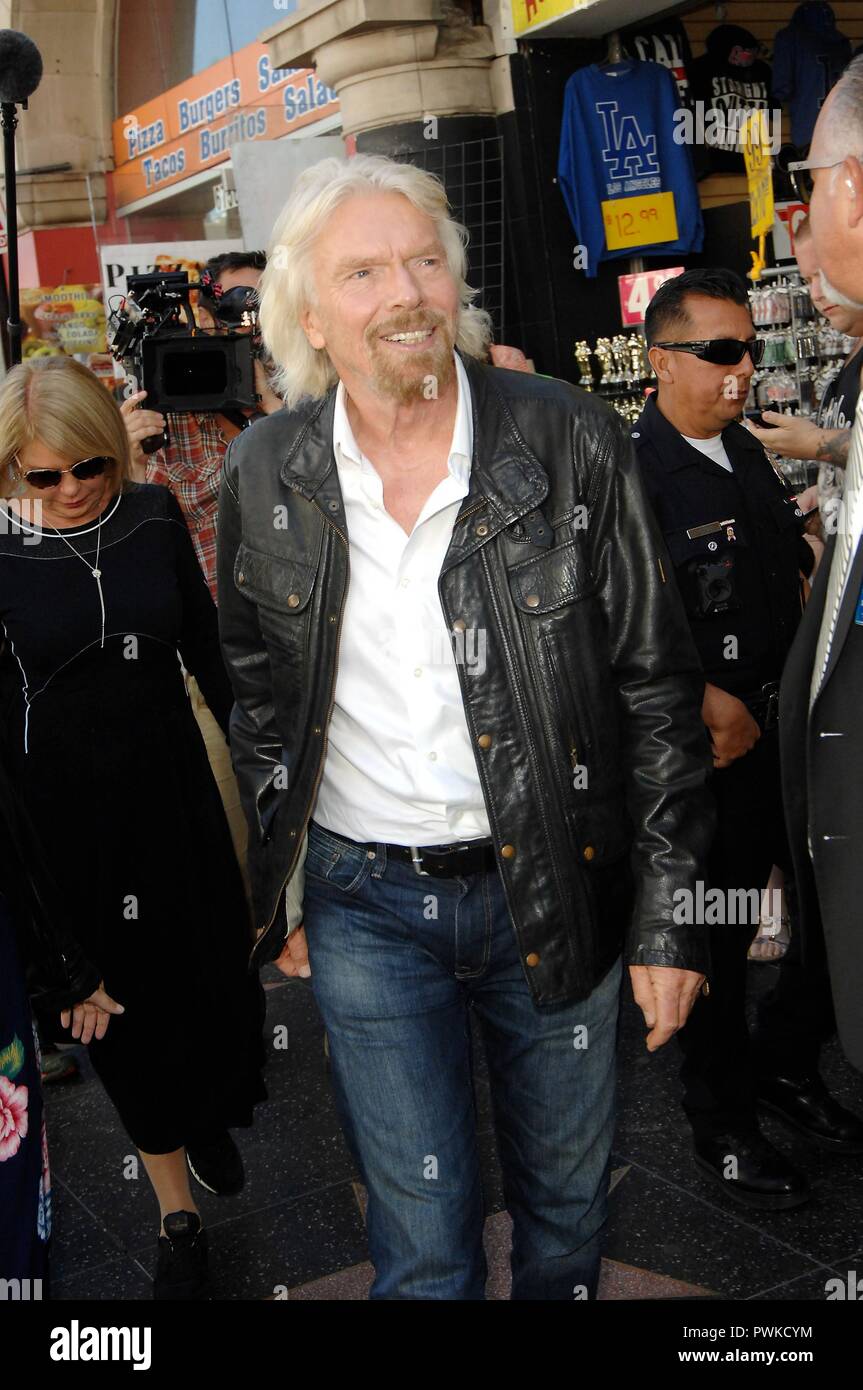 Los Angeles, CA, USA. 16th Oct, 2018. Sir Richard Branson at the ...