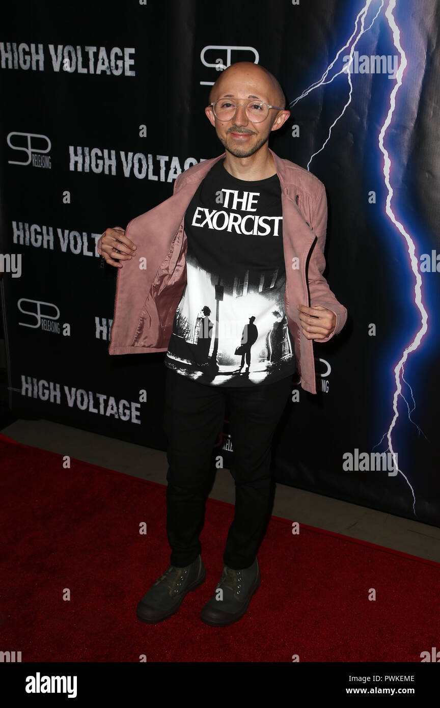 Hollywood, Ca. 16th Oct, 2018. Shane Carpenter, pictured at the "High ...