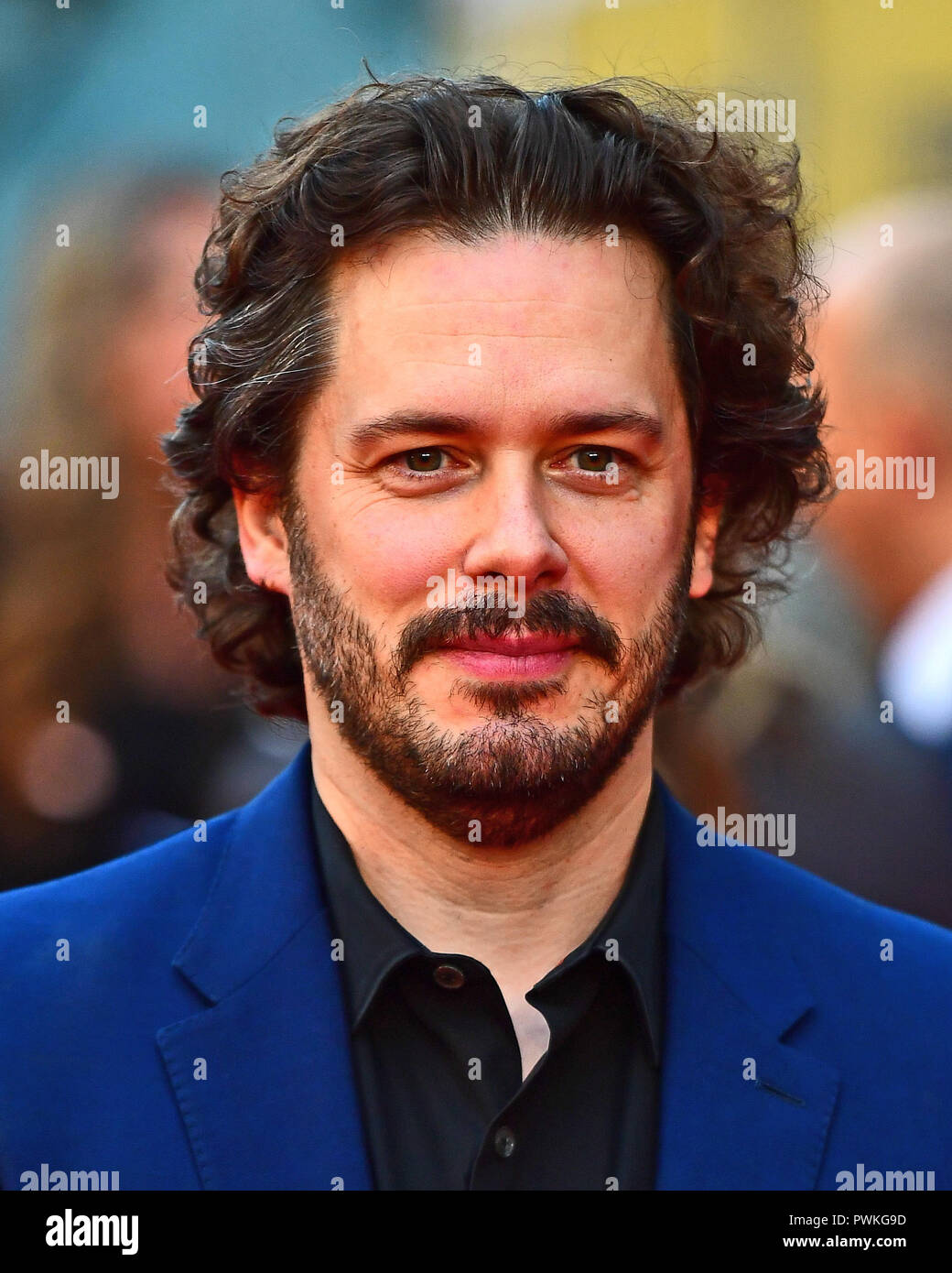 Edgar Wright arrives at the world premiere of They Shall Not Grow Old ...