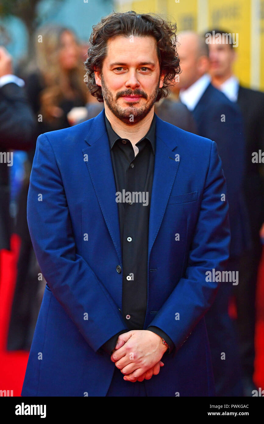 Edgar Wright arrives at the world premiere of They Shall Not Grow Old ...