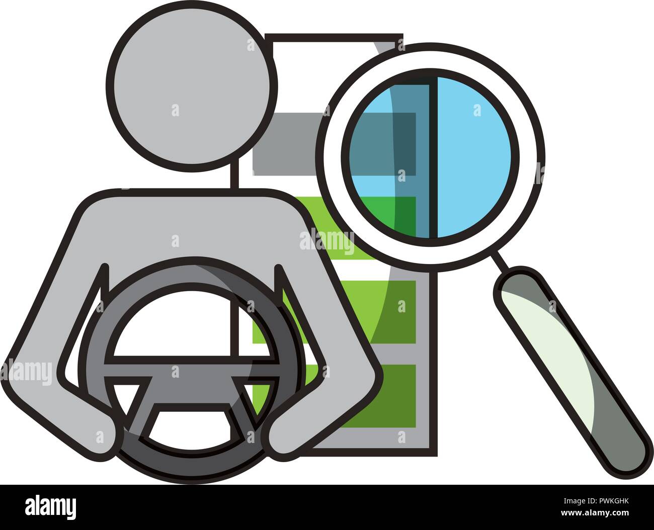 Assistant driver Stock Vector Images - Alamy