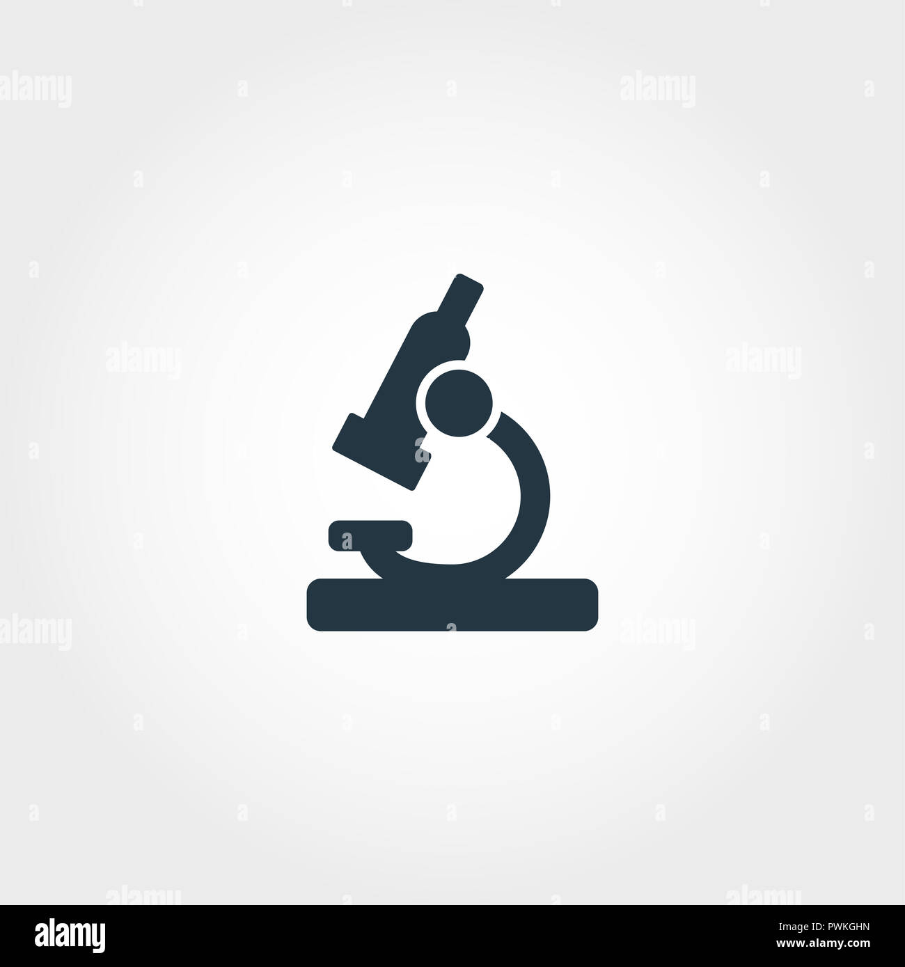 Microscope lab icon hi-res stock photography and images - Alamy