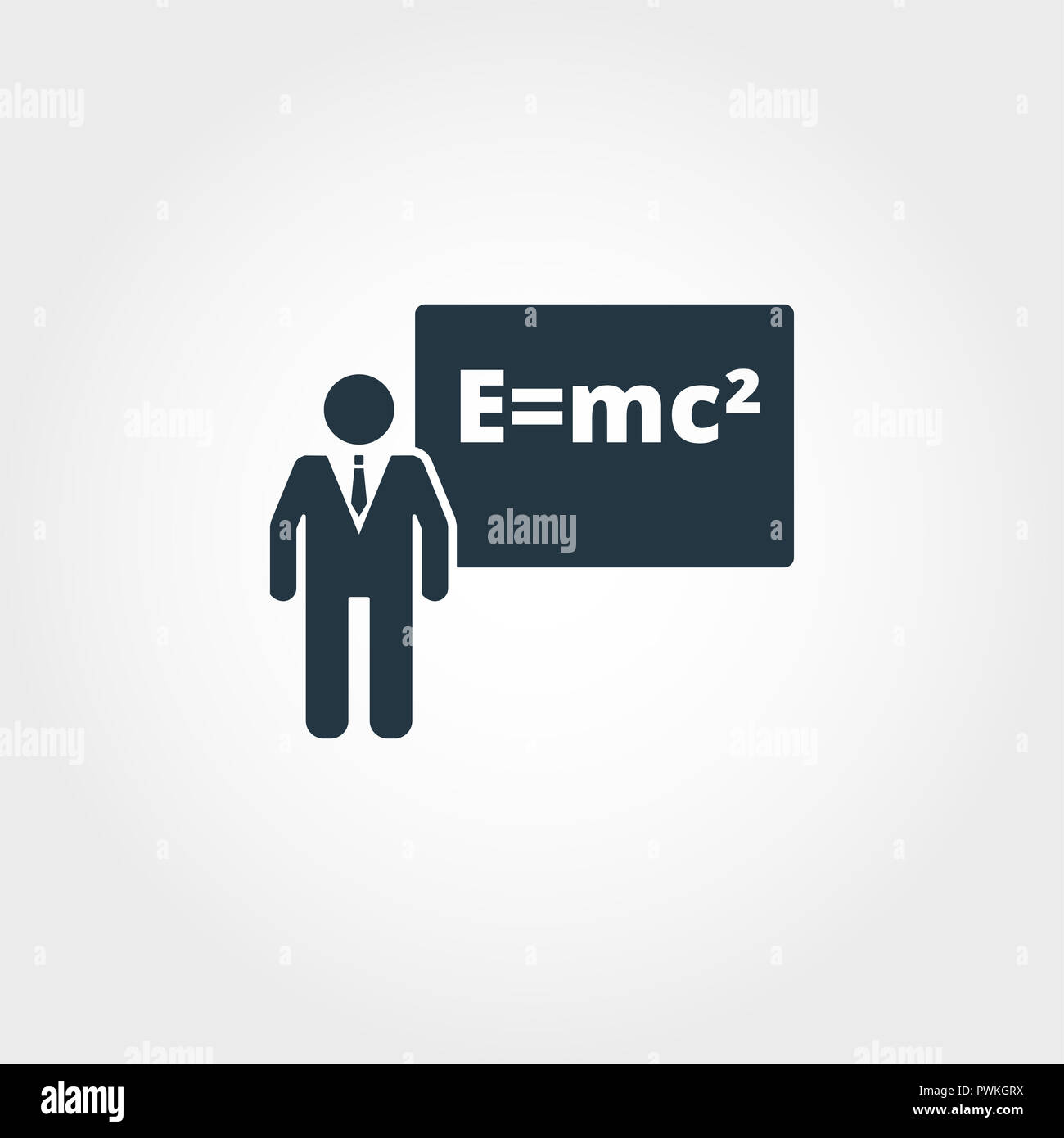 Teacher icon. Premium monochrome design from education icons collection ...