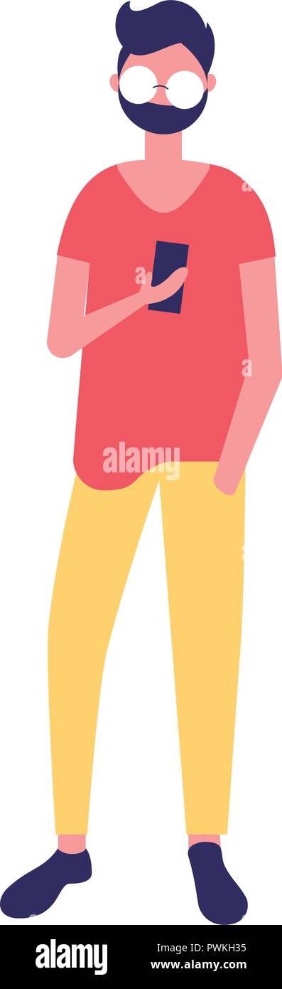 designer man character professional labor vector illustration Stock ...