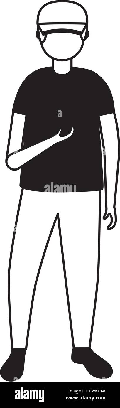 designer man character professional labor vector illustration Stock ...