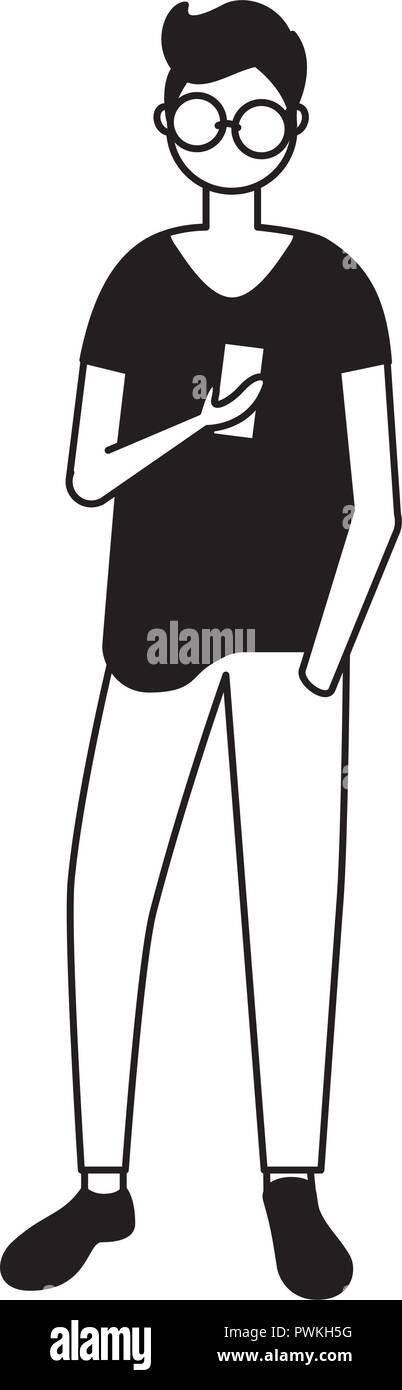 designer man character professional labor vector illustration Stock ...