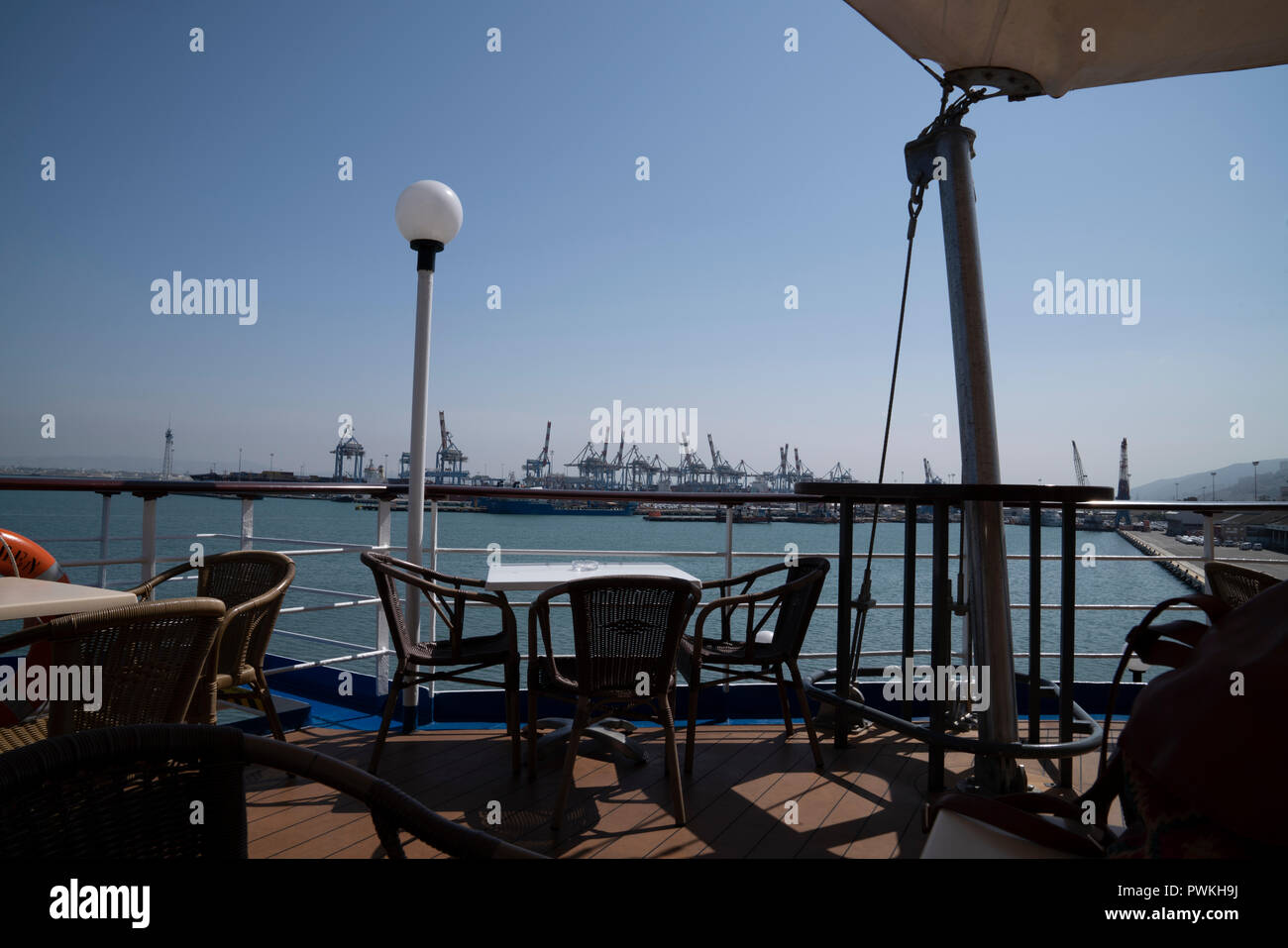 the Port of Haifa Stock Photo - Alamy