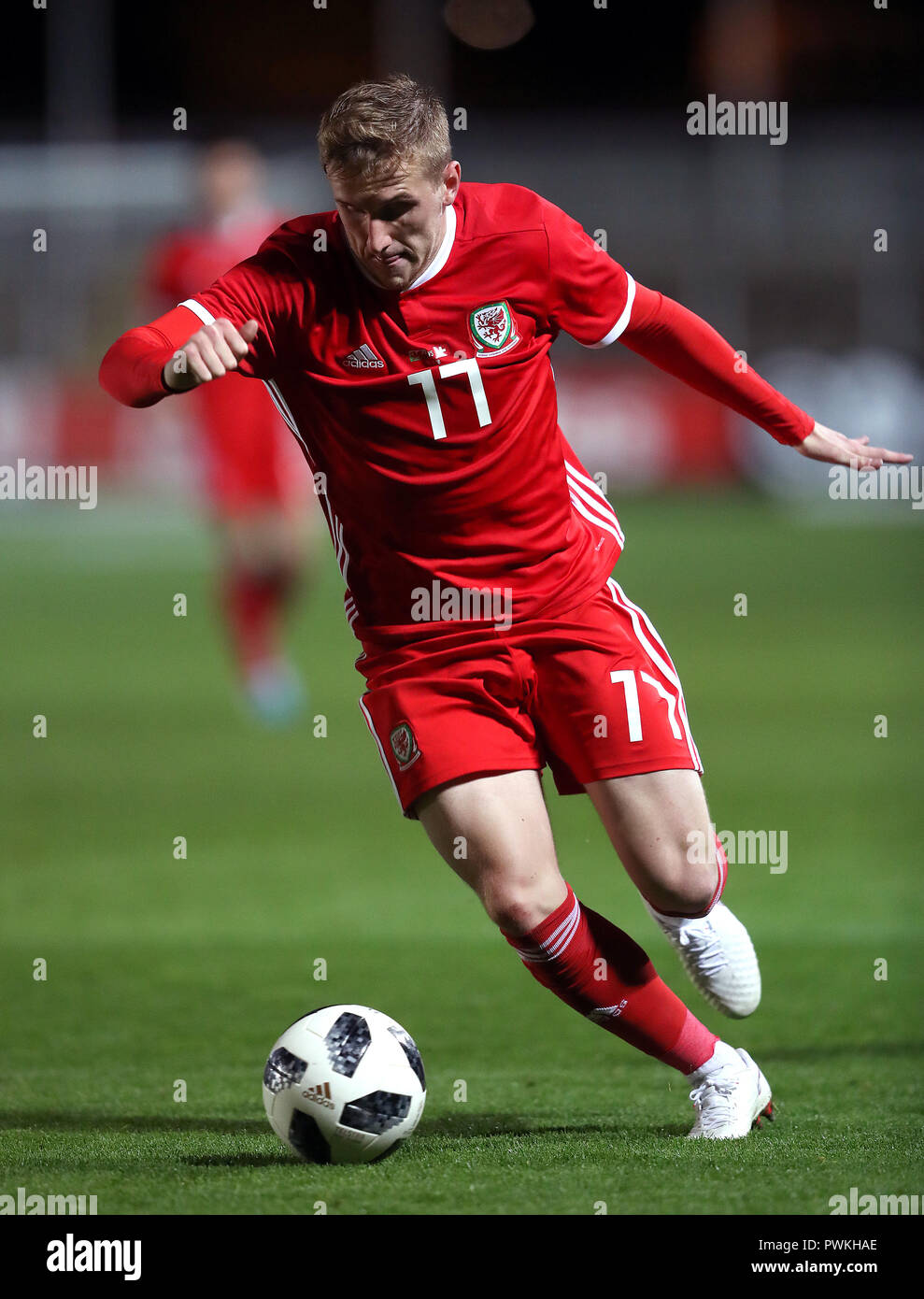 Wales' Connor Evans during the UEFA U21 European Championship ...