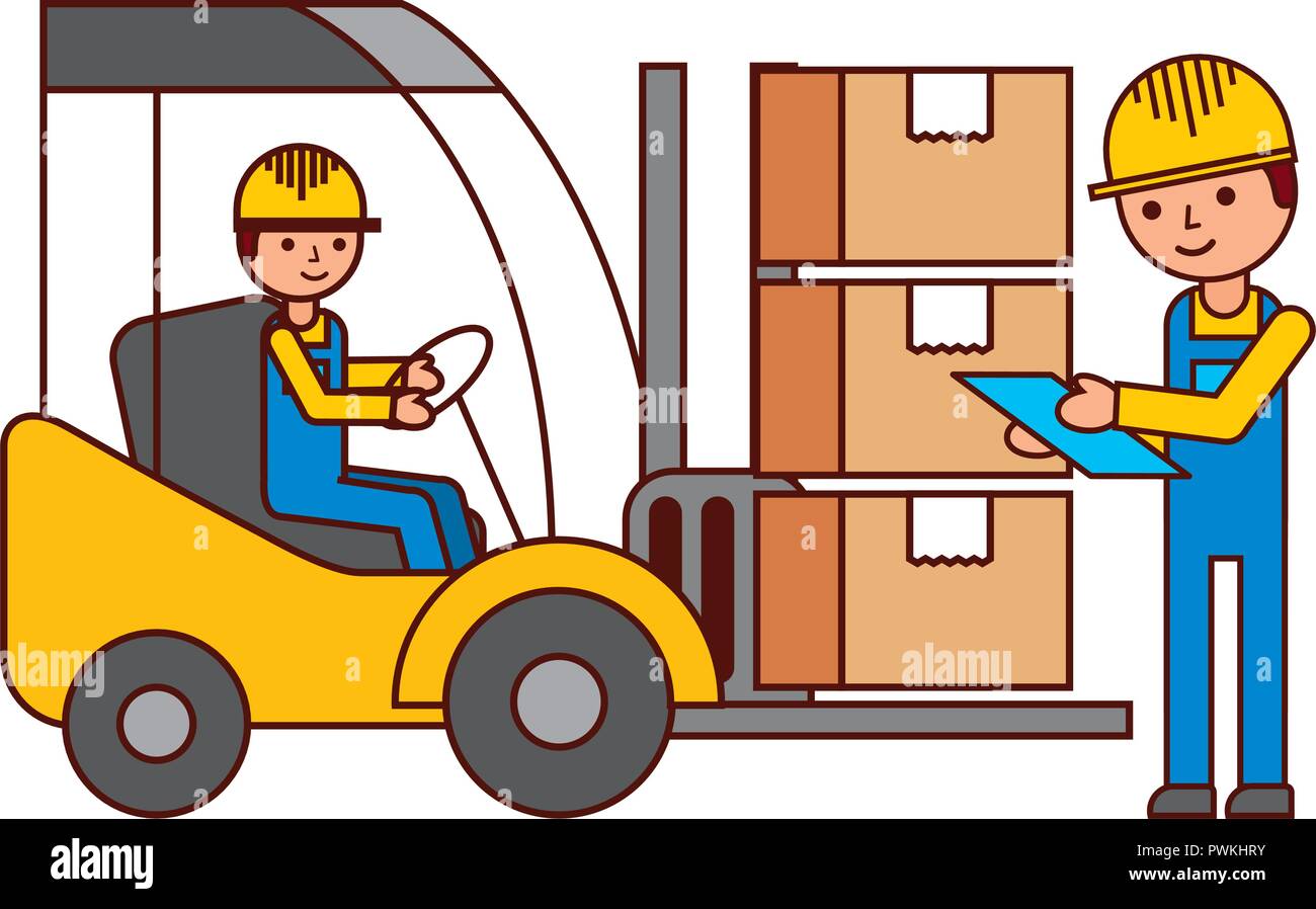 Man Unloading Boxes Warehouse Stock Photos & Man Unloading Boxes ...