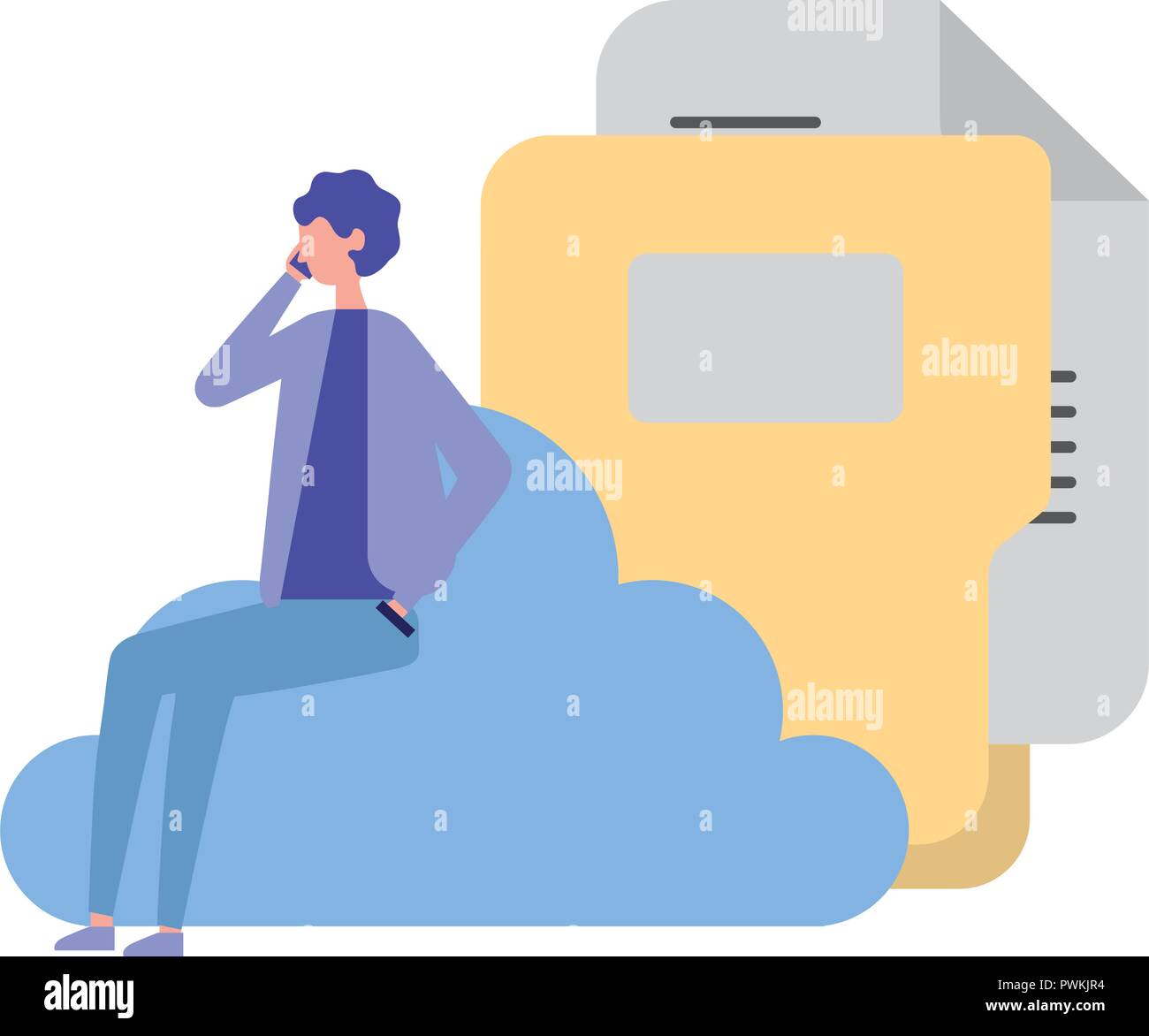 Data storage built Stock Vector Images - Alamy