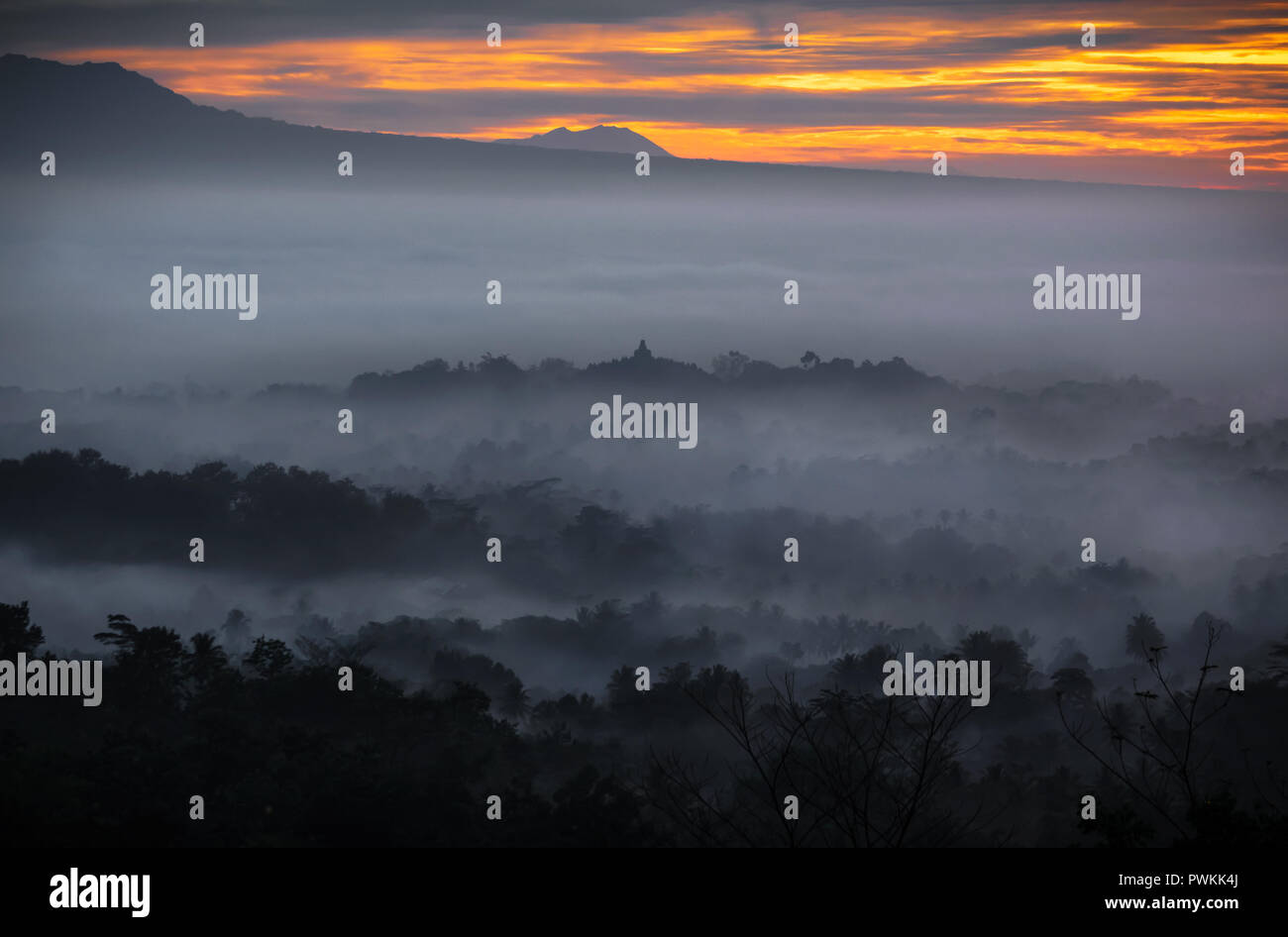 Mount merapi sunrise hi-res stock photography and images - Alamy
