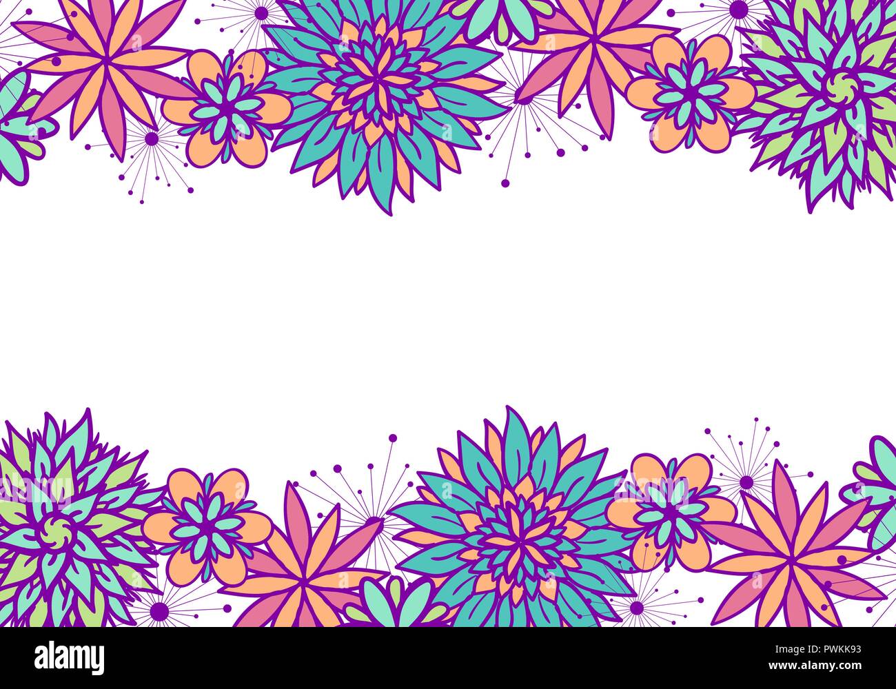 Color Doodle Border