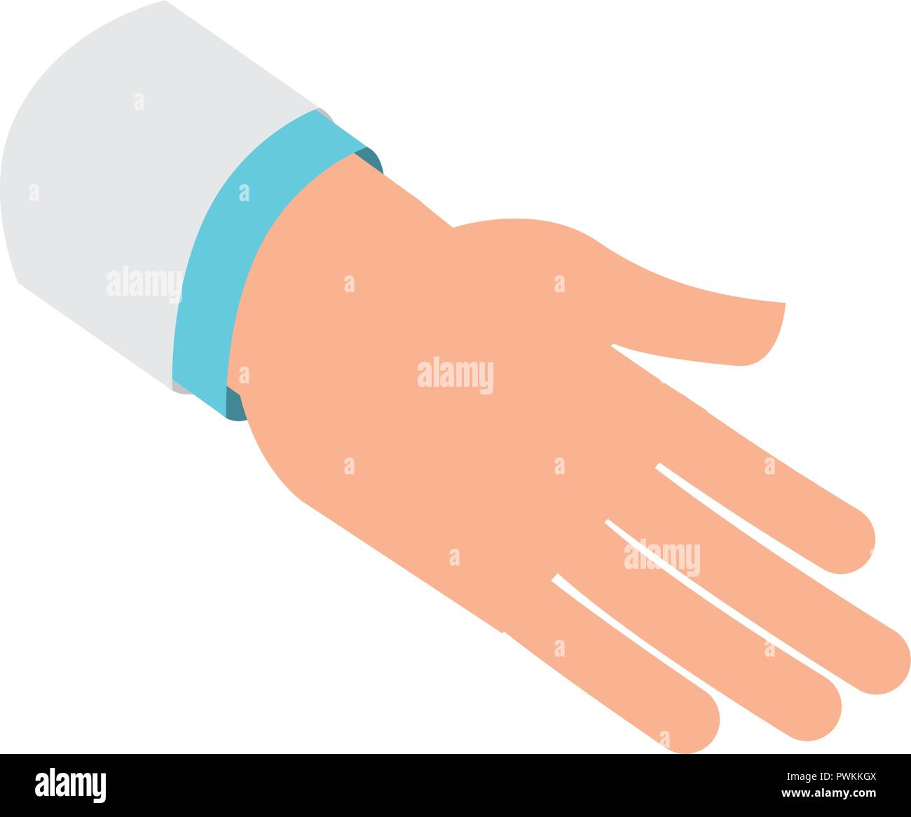 hand doctor help medical healthcare vector illustration Stock Vector ...